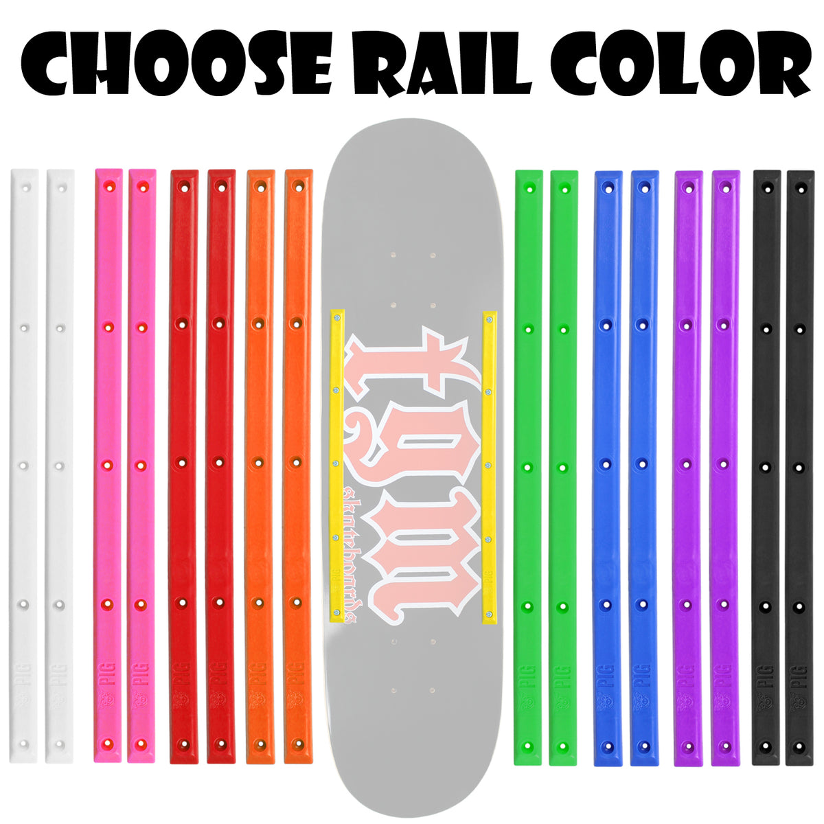 Pig Rails Neon Narancs Csúszóléc – Medium Skateshop